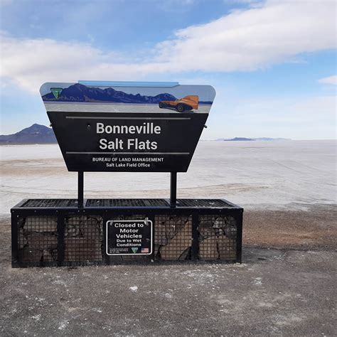 Bonneville Salt Flats Blm Camping Wendover Utah