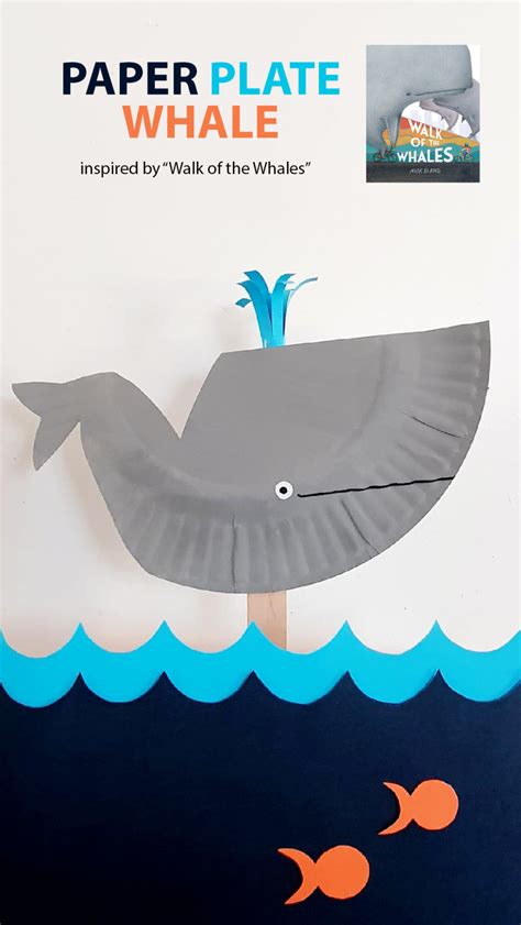 Paper Plate Whale Inspired By Walk Of The Whales A Few Small