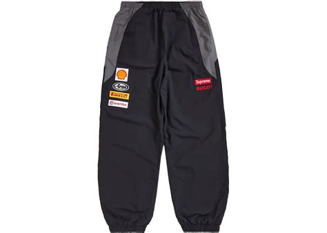 Supreme Ducati Track Pant Black Mens Ss24 Us