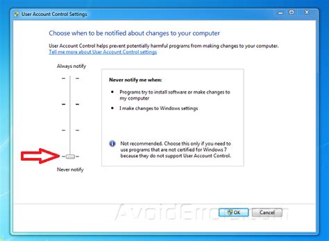 Windows 8 Disable User Account Control UAC