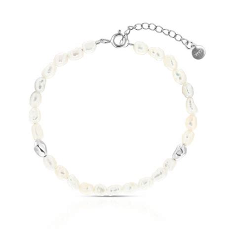 Sapu06 Noera Pearl Silver Bracelet