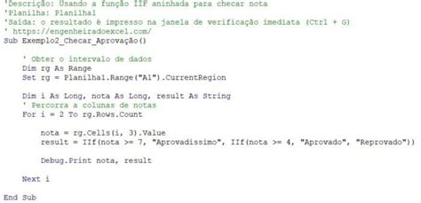 Como Usar Condicional If No Vba Guia Completo Engenheira Do Excel