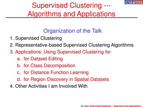 PPT Supervised Clustering Algorithms And Applications PowerPoint Presentation ID
