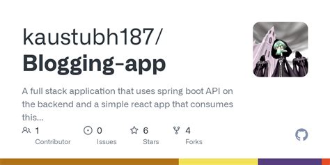 Github Kaustubh187blogging App A Full Stack Application That Uses