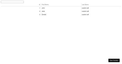 Dx Cell Focus With Custom Render Codesandbox