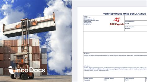 The Solas Vgm Regulations Explained Incodocs