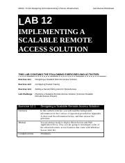 70 413 LM Worksheet Lab 12 Docx MOAC 70 413 Designing And Implementing A Server Infrastructure
