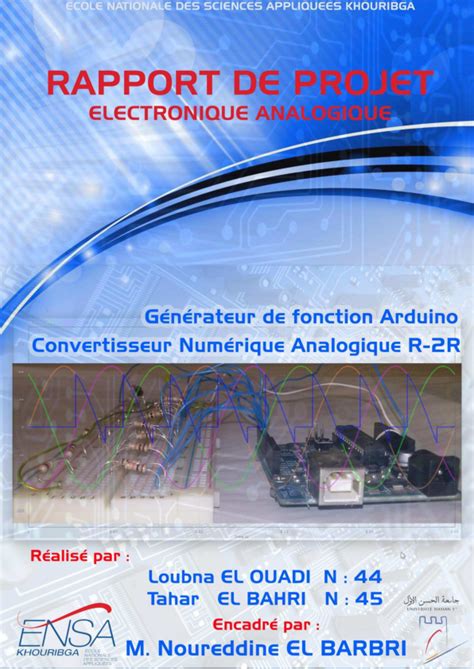 Pdf Mini Projet Convertisseur Analogique Numérique R 2r Avec Arduino