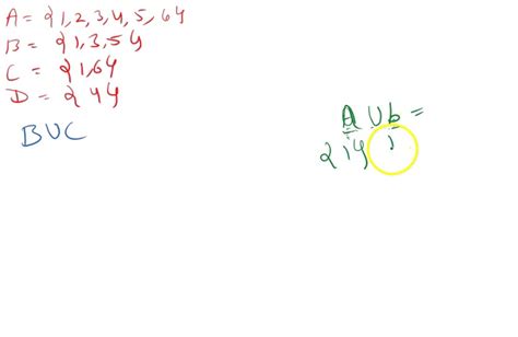 ⏩solved let a {1 2 3 4 5 6} b {1 3 5 7} and c {2 4 6 8} find b