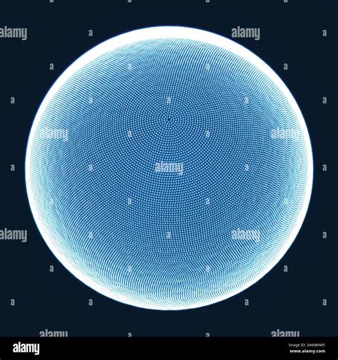The Sphere Consisting Of Points Abstract Globe Grid Sphere Illustration 3d Grid Design