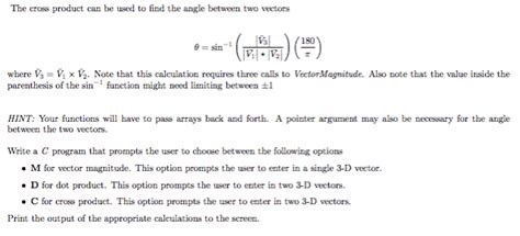 Solved I Need Help Coding C Functions For Some Vector Chegg Com