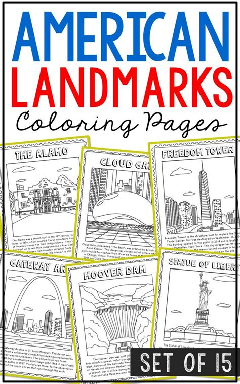Us Landmarks Coloring Pages [2025]