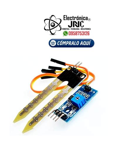 Sensor De Humedad De Suelo Electronica Jnc