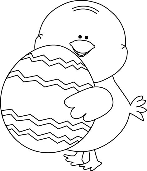 Free Easter Clip Art Black White