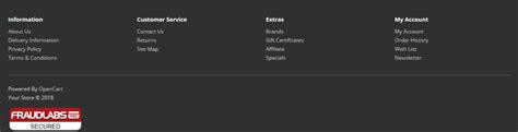 How To Add Fraudlabs Pro Secured Seal On Opencart Platform Fraudlabs