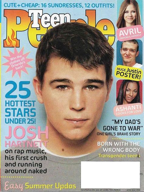 Photos Of A Babe Josh Hartnett In Teen People