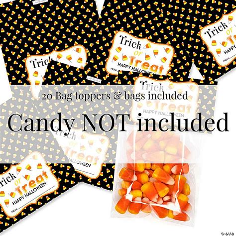 Amandacreation Candy Corn Bag Toppers 40pc Oriental Trading