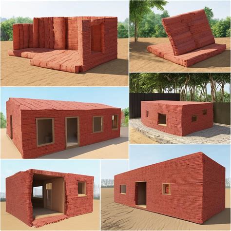Recycled Fabric Bricks For Low Cost Housing