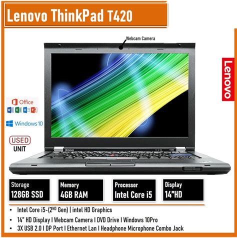 Lenovo Thinkpad T420 Intel Core I5 14hd Screen Display Zaranet My
