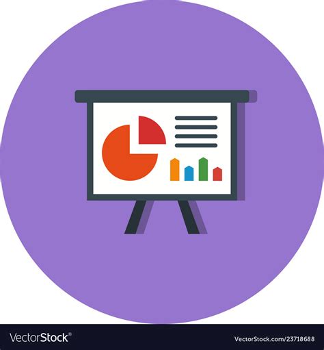 Business Presentation Icon Royalty Free Vector Image