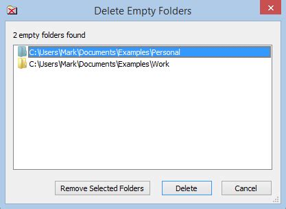 Delete Empty Folders
