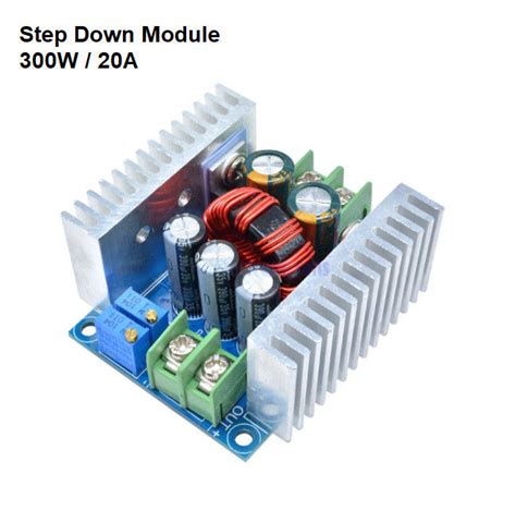 Dc Dc Buck Converter Step Down Module 300w 20a Lazada Indonesia