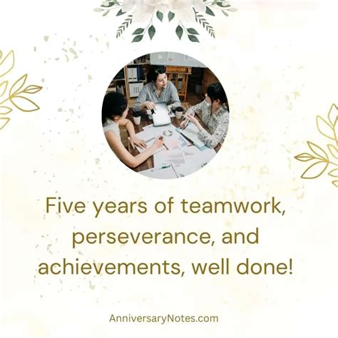 639 Best 5 Year Work Anniversary Quotes For 2026