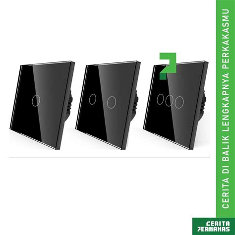 Jual Wall Smart Switch Hitam Wifi Cp Saklar Dinding Sentuh Iot Touch Wireless Shopee Indonesia