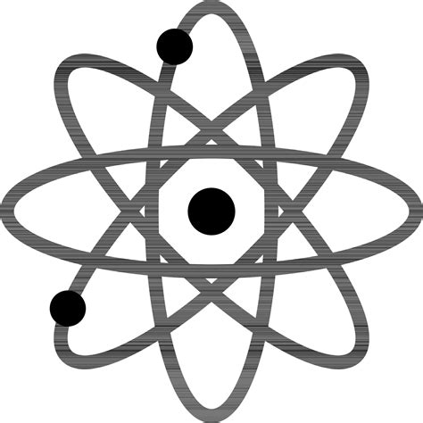 Black And White Illustration Of Atomic Structure 24471290 Vector Art At Vecteezy
