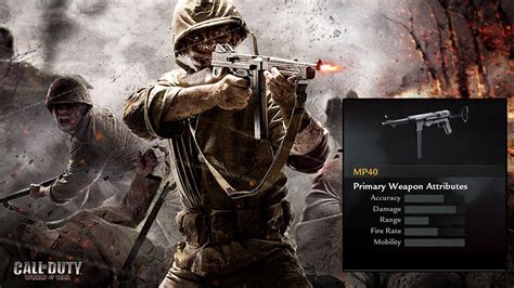 Mp40 Waw Guns 1 Call Of Duty World At War Gameplay Youtube