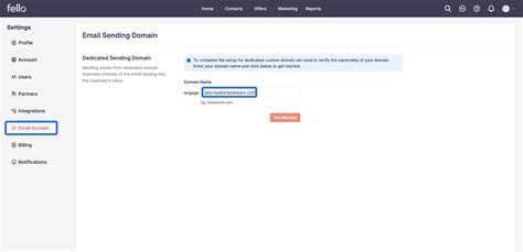 Setting Up Custom Email Sending Domain For Your Account