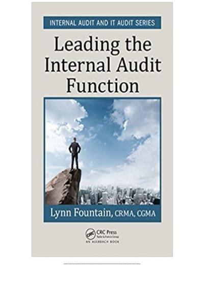 Download Pdf Leading The Internal Audit Function Internal Audit And