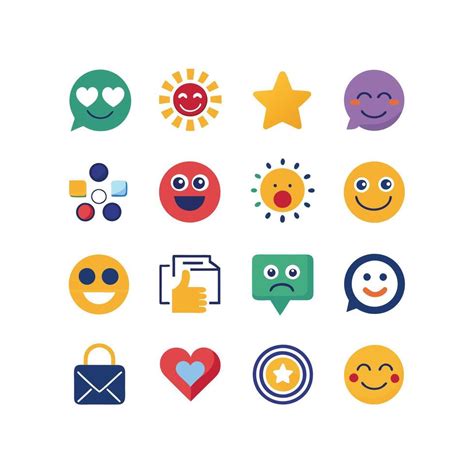 Reaction Icon Set Collection Illustration 47567937 Vector Art At Vecteezy