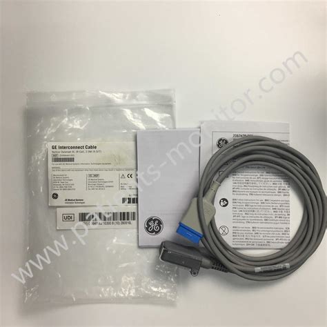Ge Nellcor Oxismart Xl R Cal 2006644 001 Spo2 Interconnect Cable 29m 9