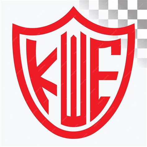 Premium Vector Kwe Letter Logo Design