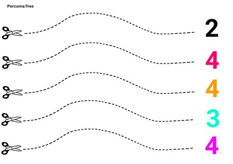 Koleksi Latihan Sambung Titik Nombor 2 Hingga 4 Cikgu Fadli Online