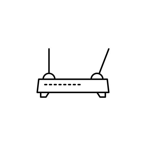 Workplace Router Vector Icon Illustration 23041728 Vector Art At Vecteezy