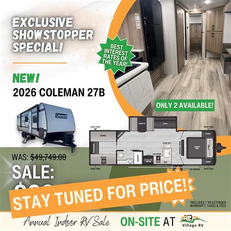 🚨 Showstopper Specials 🚨 Two Regina Indoor Rv Sale Facebook
