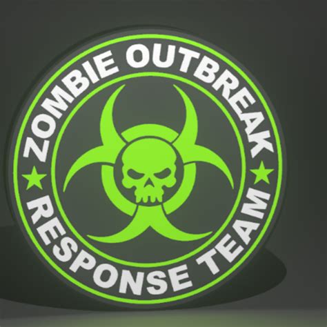 🧟 Equipo De Respuesta Al Brote Zombi Lightbox 3・archivo 3mf Para Impresión 3d・cults