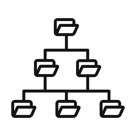 Organized Folder Tree Icon Perfect For Data Storage 47743423 Vector Art At Vecteezy