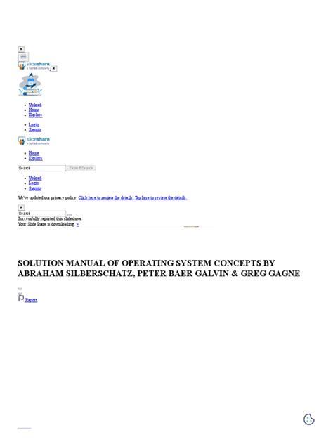 Solution Manual Of Operating System Concepts By Abraham Silberschatz Pdf Thread Computing