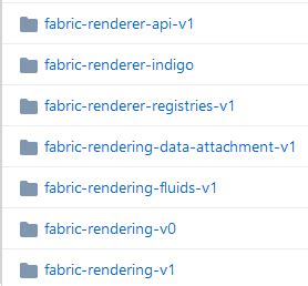 Merging Rendering Modules Issue FabricMC Fabric GitHub