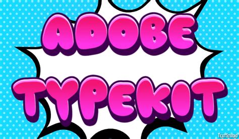 Adobe Typekit Text Effect And Logo Design Font