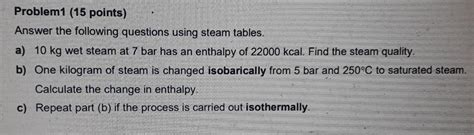 solved problem1 15 points answer the following questions