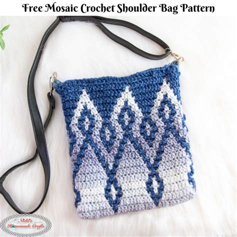 Free Mosaic Crochet Pouch Pattern Nickis Homemade Crafts