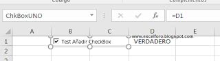 VBA Insertar Un CheckBox En Nuestra Hoja Con Macros EXCEL FORO Un Blog De Excel