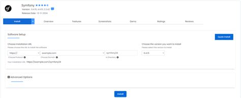how to install symfony on shared hosting fastcomet