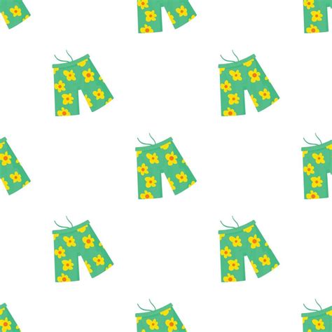Beach Shorts Pattern Seamless Vector 15065701 Vector Art At Vecteezy