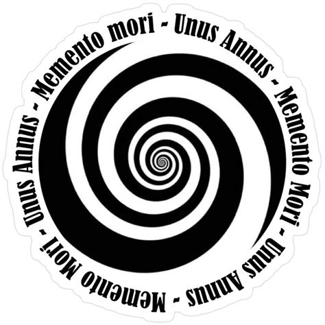 Unus Annus Memento Mori Sticker Vinyl Decal Stickers
