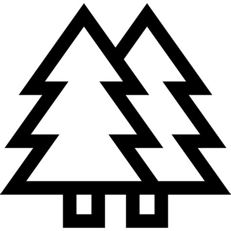 Trees Basic Straight Lineal Icon